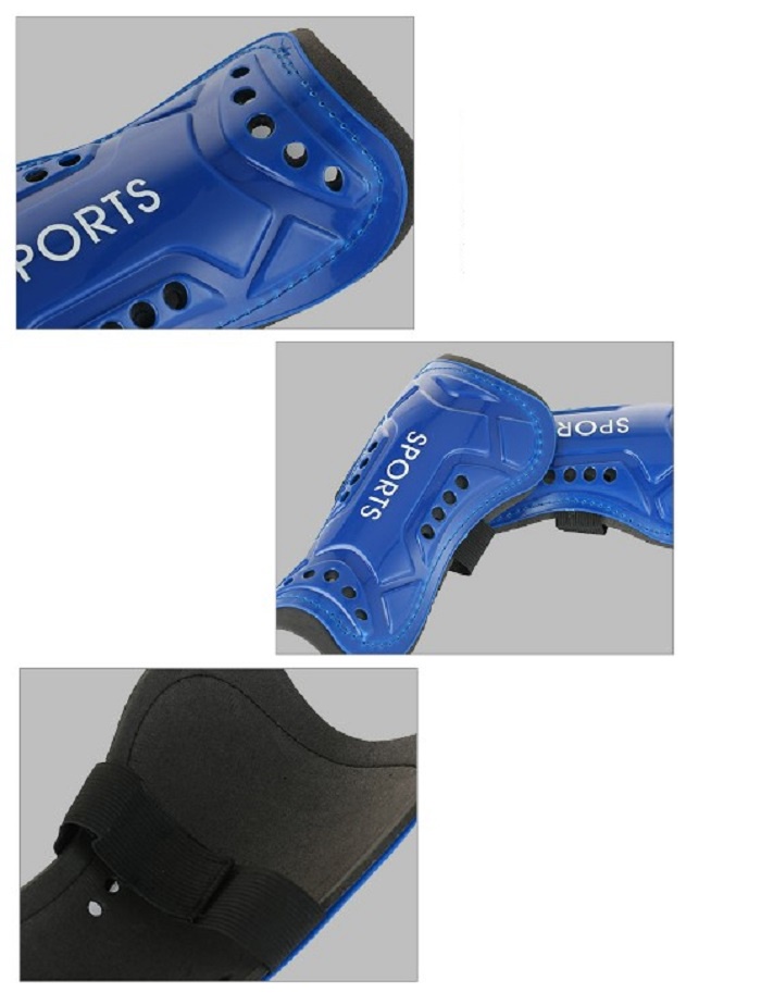 1 PASANG Shin Pad Guard Pads Protector Board Sport Support Football ...