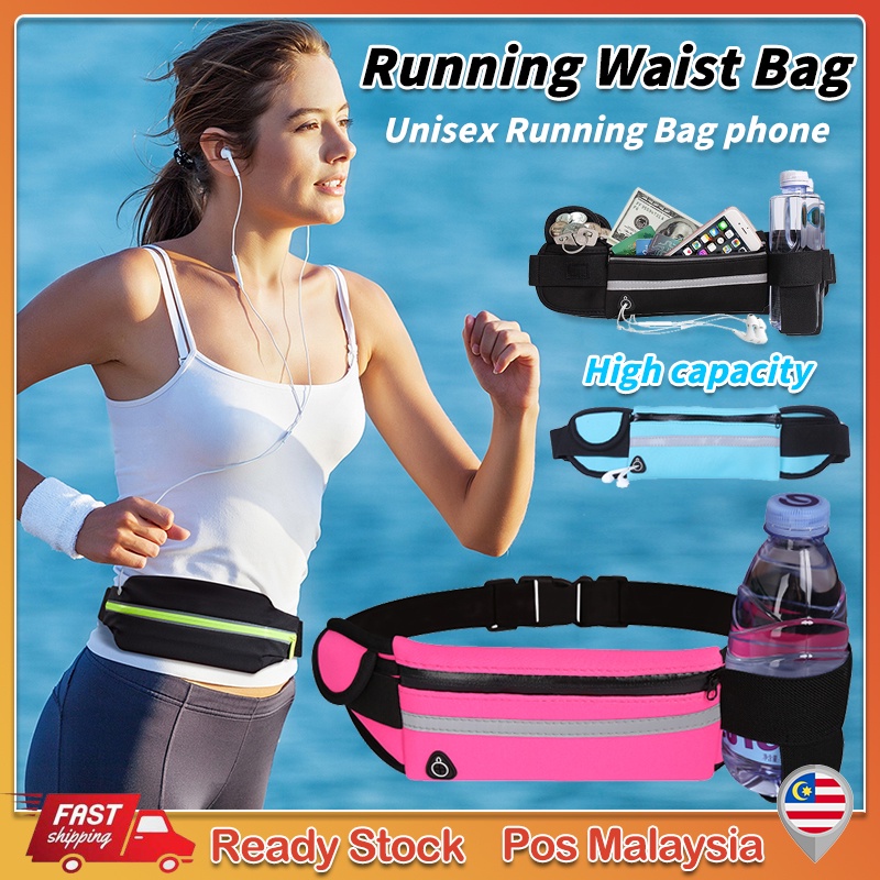 Unisex Exercise Running Waist Bag Cycling Bag Jogging Gym Bag Outdoor ...