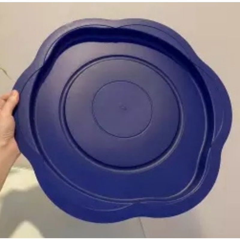💥TUPPERWARE💥[ORI💯] Royal blue spinning tray X 1pc | Shopee Malaysia