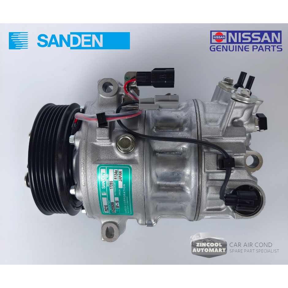 Nissan Serena C27 18' AirCond Compressor PXC16 6PK - 17285 💯% Original SANDEN Parts | Shopee ...