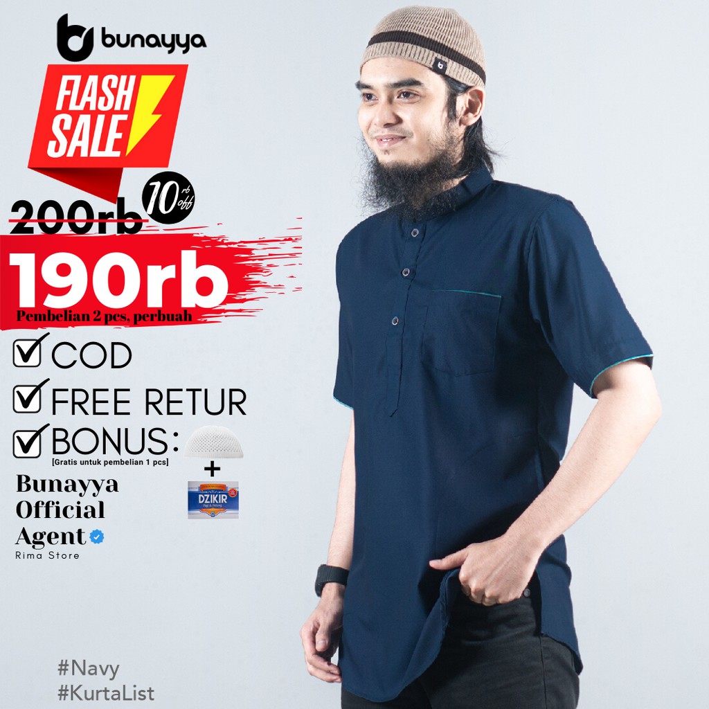 Kurta Bunayya Sunnah Clothing List Limited Edition | Shopee Malaysia