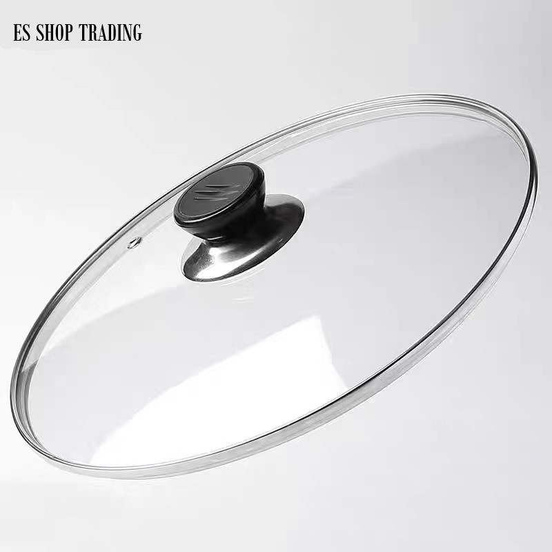 Frying Pan Frying Wok Glass Lid [26cm/27cm/28cm/32cm/34cm]/WOK LID GLASS 26CM~34CM | Shopee Malaysia
