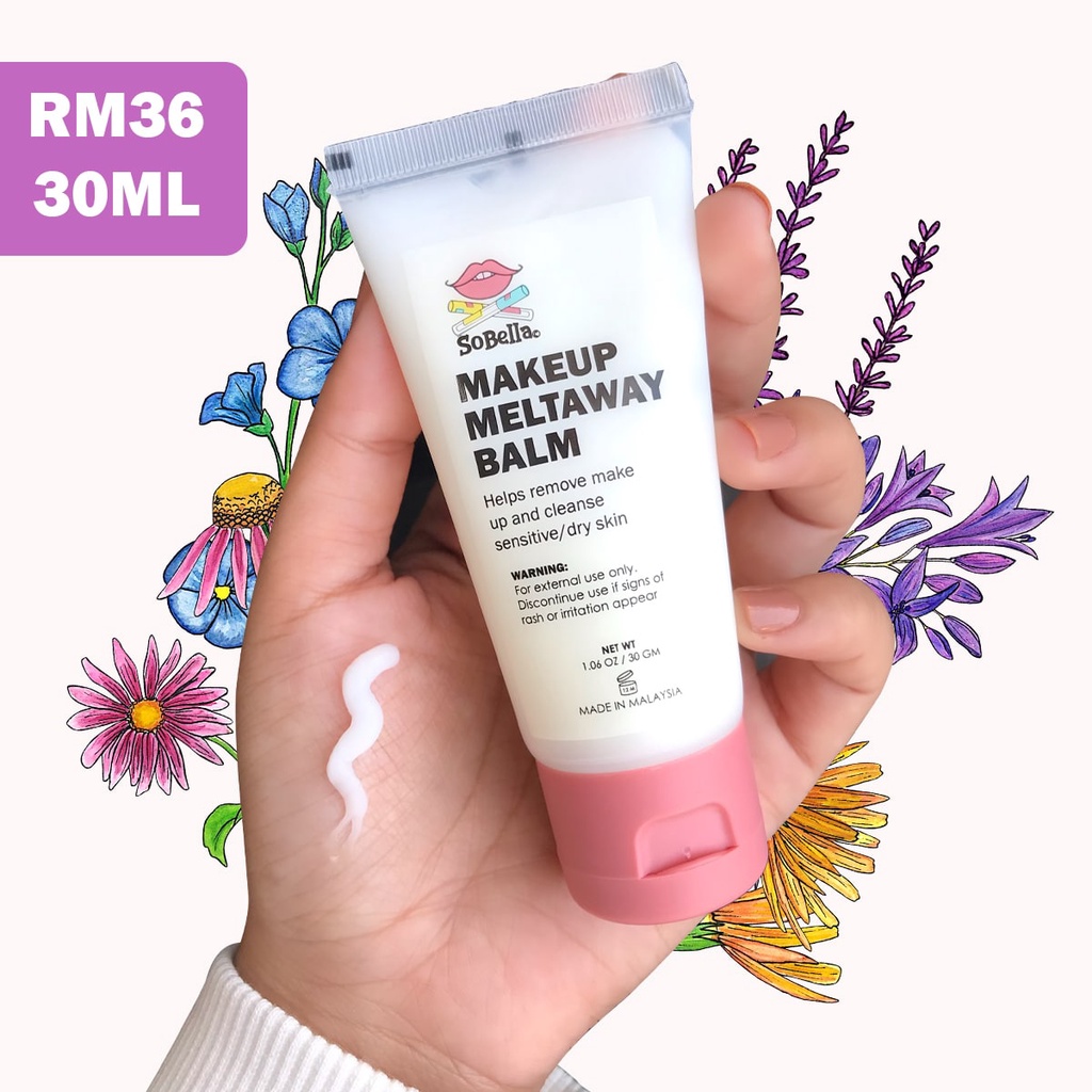 SOBELLA MAKEUP MELTAWAY BALM ORIGINAL HQ READY STOCK POSTAGE 24 HOURS ...