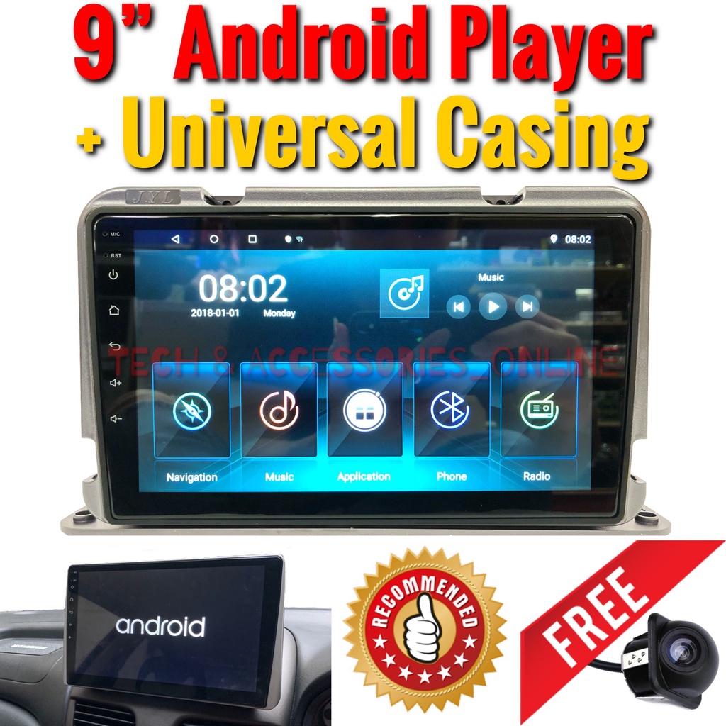 Universal Car Android Player Casing 9 inch 10 inch Dashboard with ...