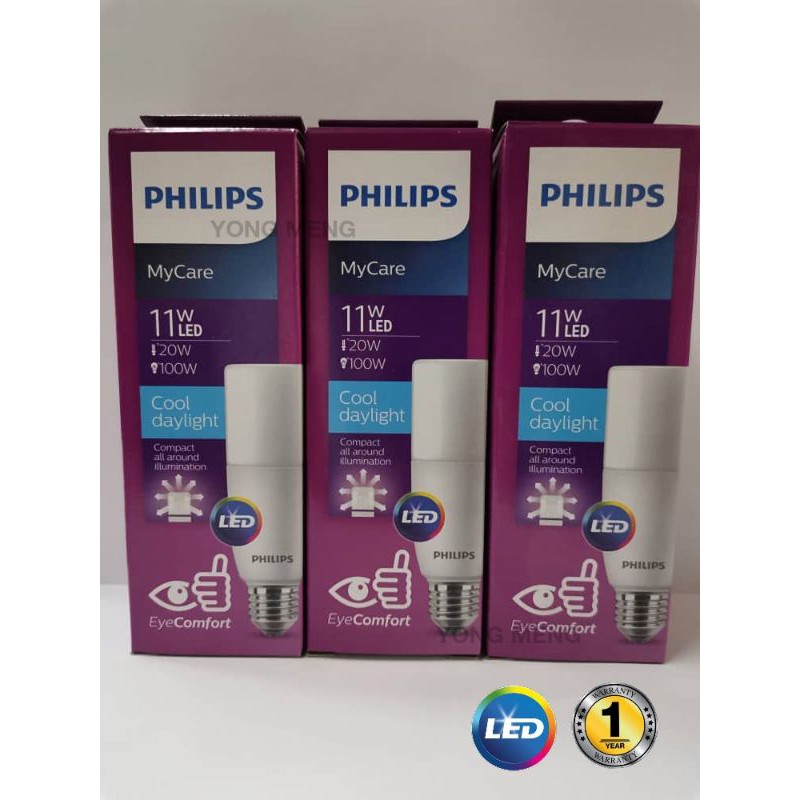 PHILIPS MYCARE E27 11W LED STICK BULB | Shopee Malaysia