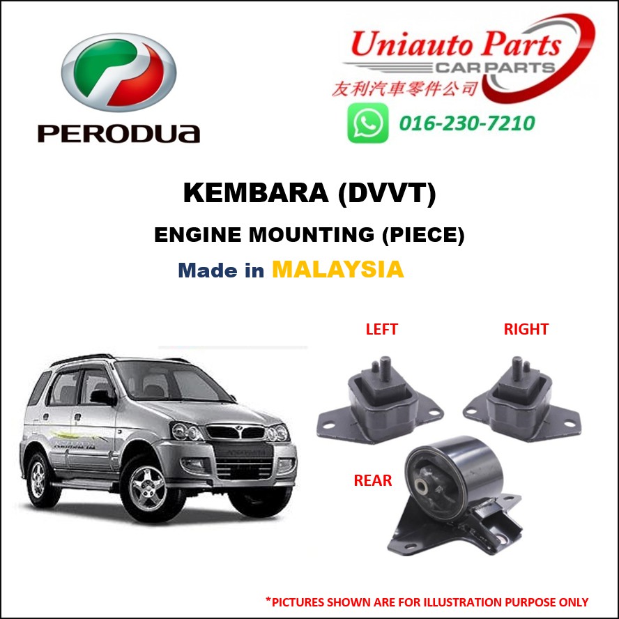 PERODUA KEMBARA (DVVT) ENGINE MOUNTING (PCS) | Shopee Malaysia