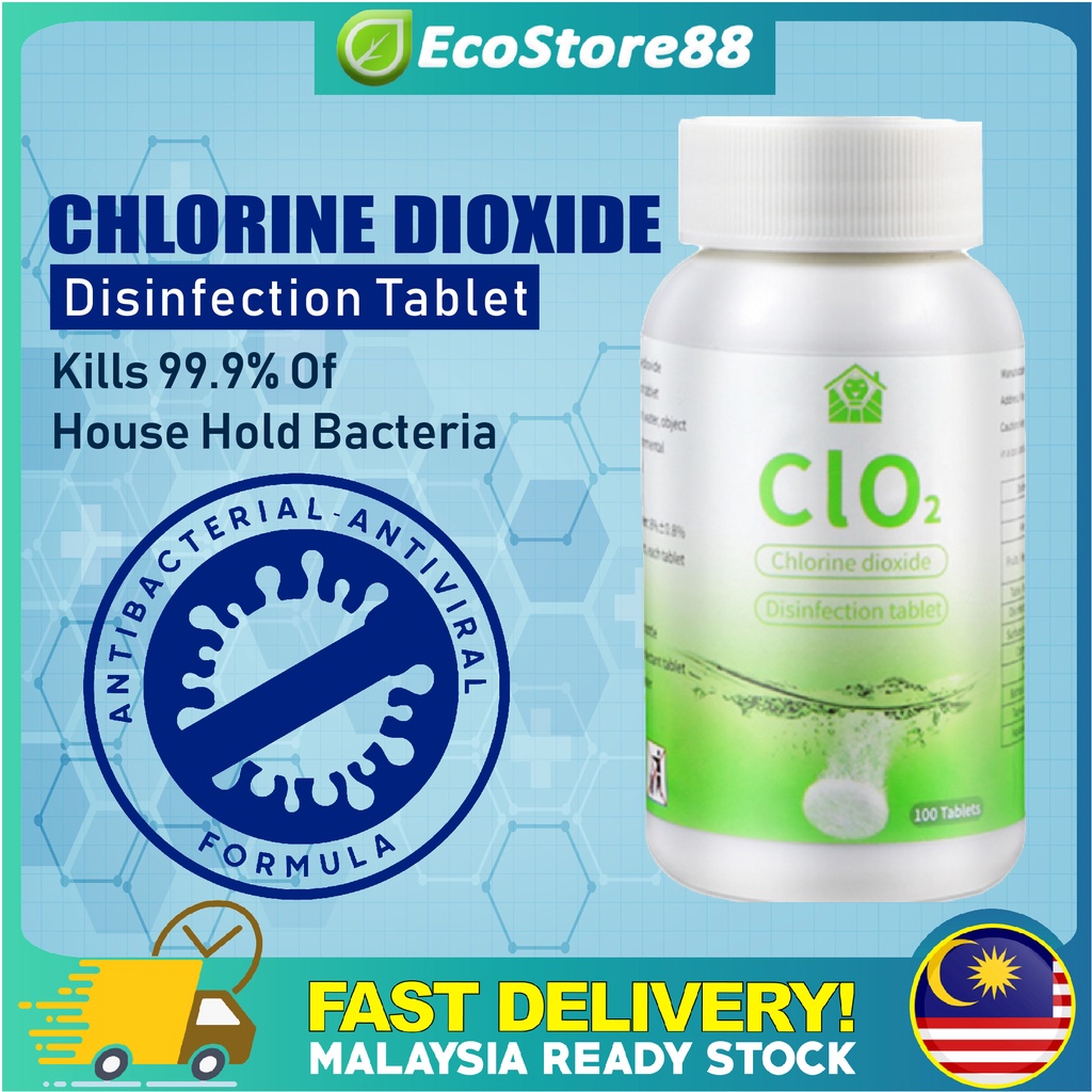 CLO2 Chlorine Dioxide Disinfectant Tablet, Effervescent tablet, Food ...