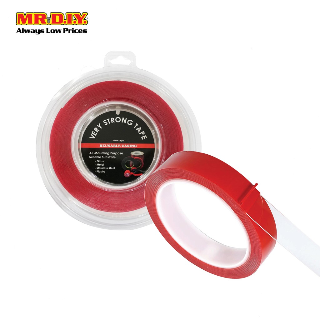 MR.DIY Double Sided Transparent Acrylic Foam Tape (1cm x 5m) | Shopee Malaysia