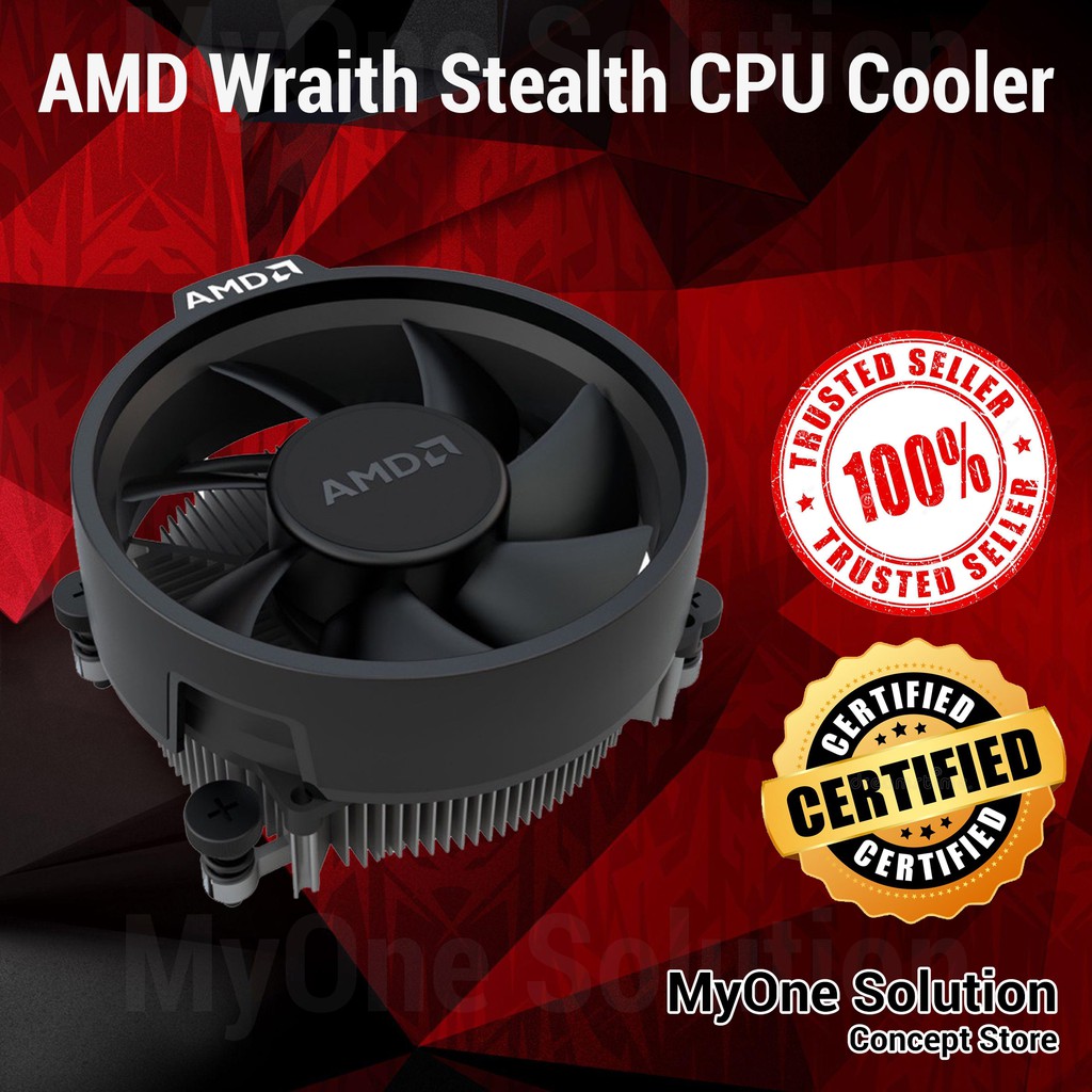 AMD Wraith Stealth CPU Cooler (AM4) | Shopee Malaysia