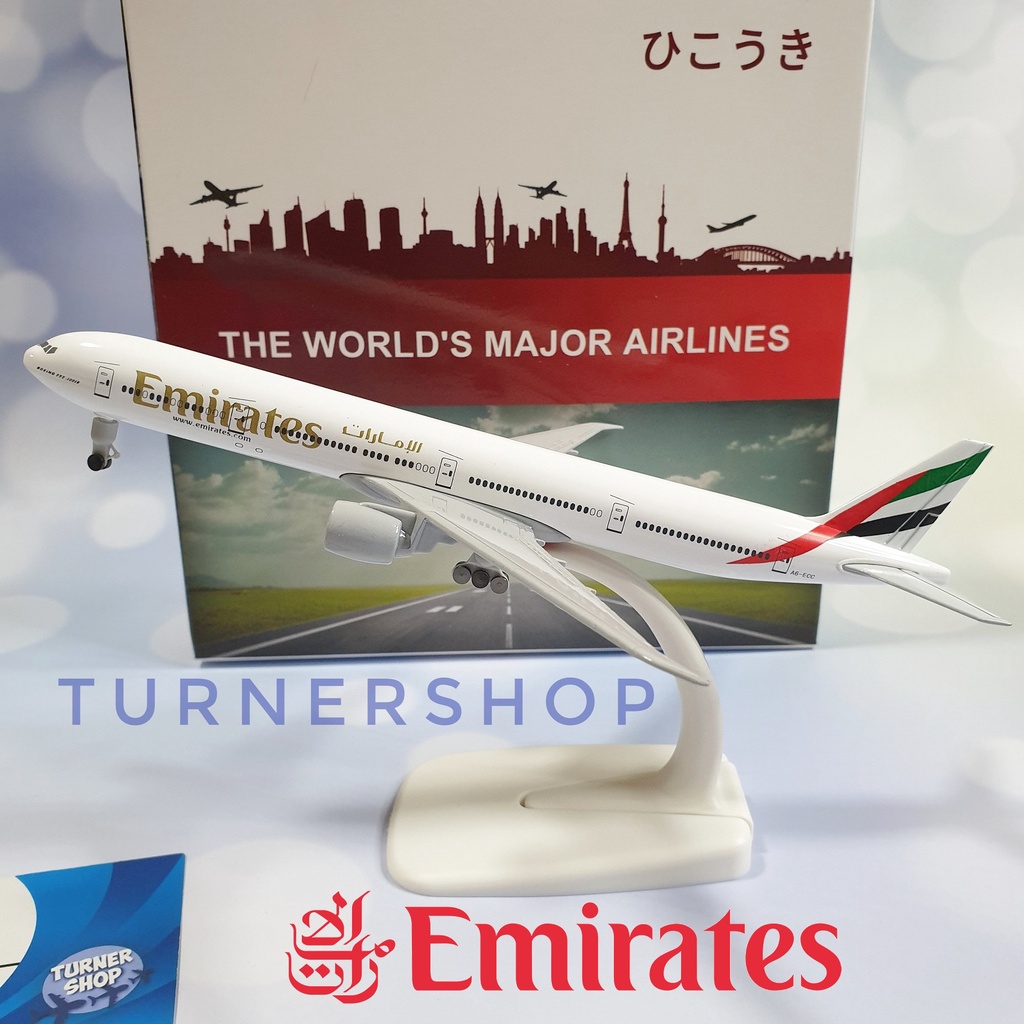 Emirates Airlines B777 Aircraft Model 20CM Die-cast Metal Airplane ...
