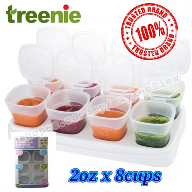 Treenie Breastmilk & Baby Food Freezer Cubes (2oz) | Shopee Malaysia