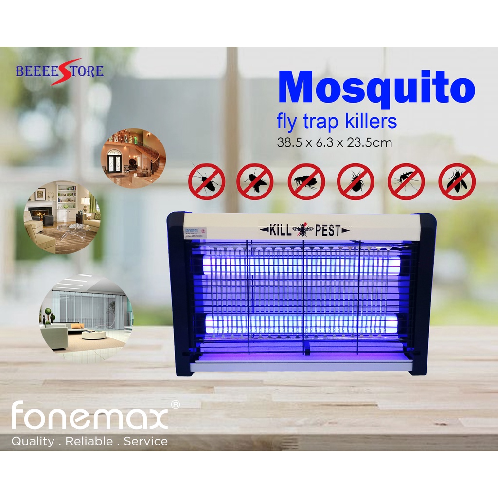 Fonemax Hanging Electric Mosquito Insect Killer Lamp 220V 4A LED Fly ...