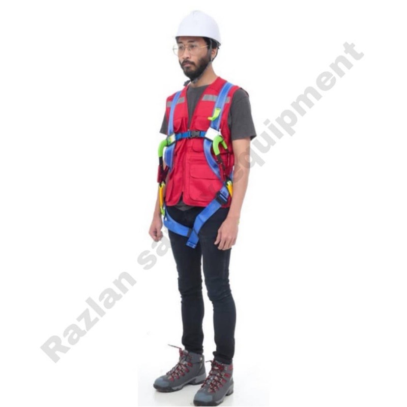 Swelock Korea Samsung Full Body Safety Harness Double Lanyard Ringan ...