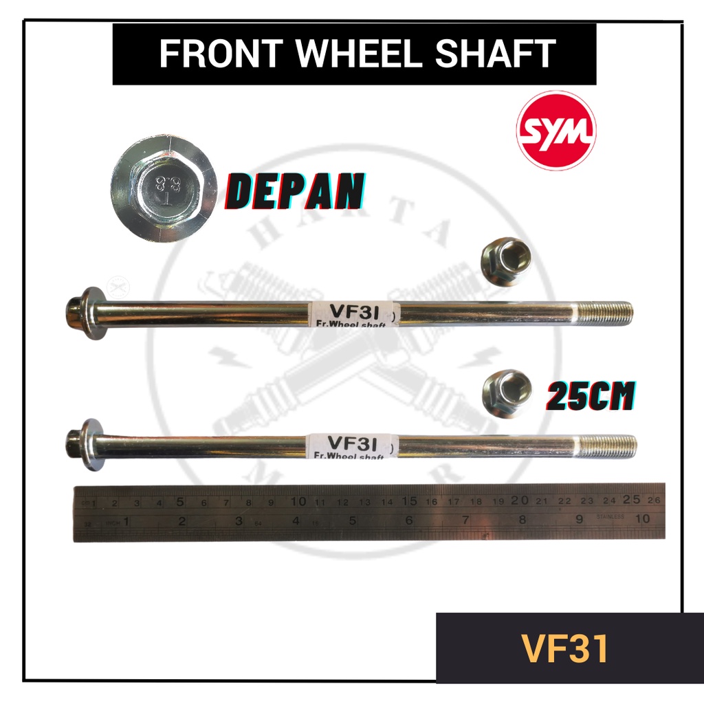 SYM VF3I FRONT WHEEL SHAFT MOTOR | Shopee Malaysia