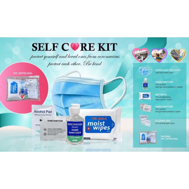 Travel Kit Sanitizer Self Care Kit | Shopee Malaysia
