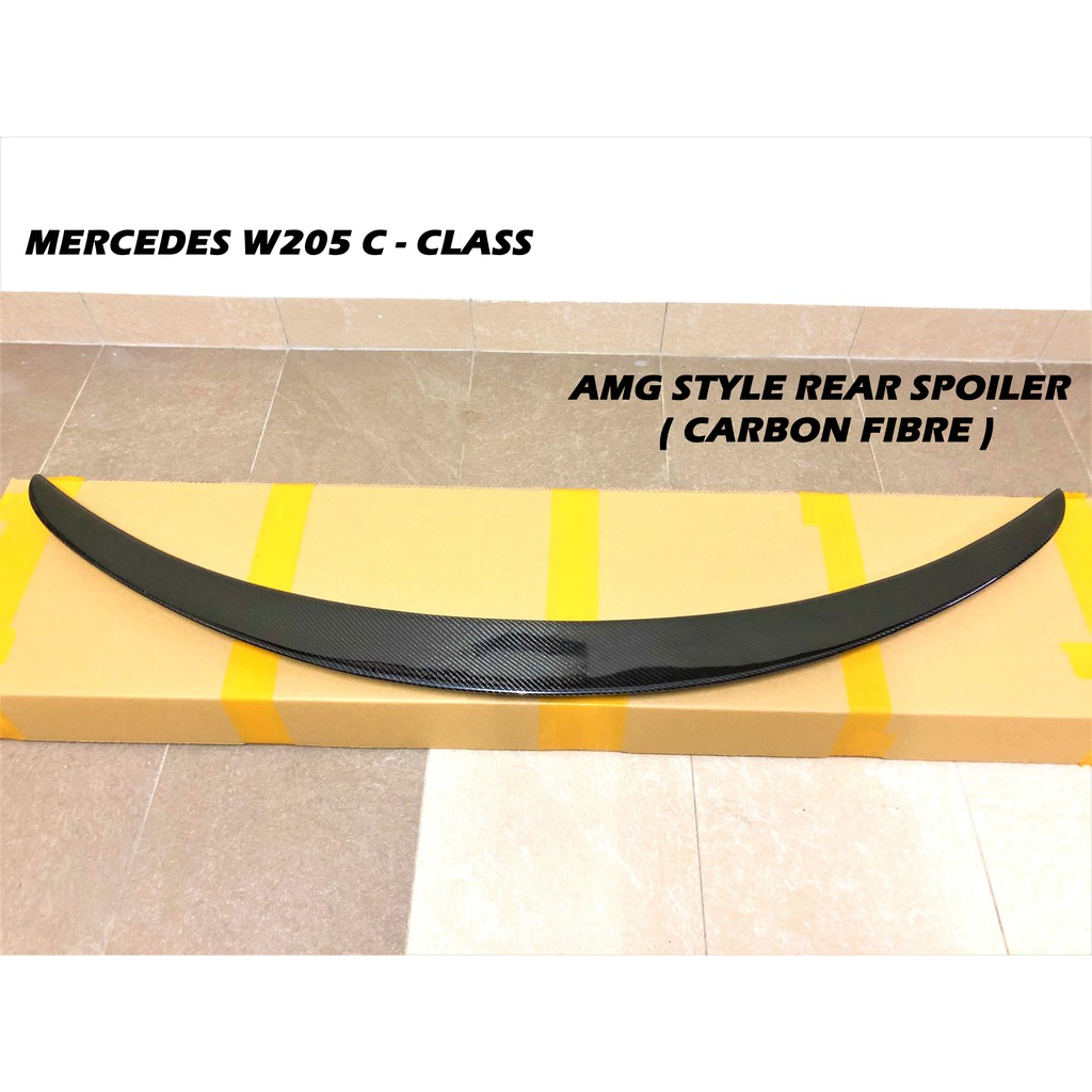 Mercedes Benz C Class W205 C200 C250 C300 AMG Style Carbon Fibre Rear ...
