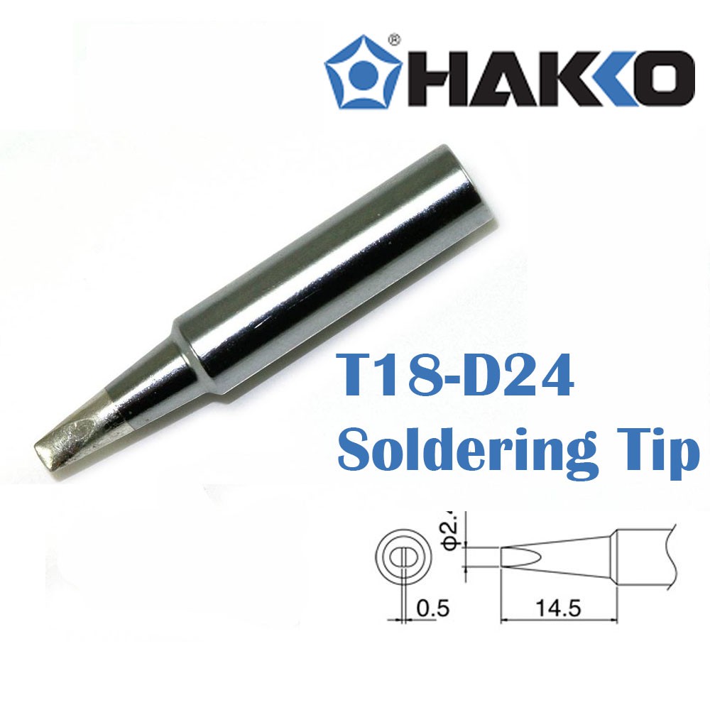 HAKKO T18-D24 Soldering Tip - Japan | Shopee Malaysia