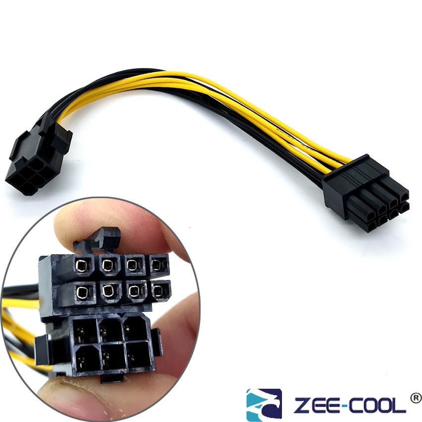 Official Zee-Cool 6 pin to 8 pin PCI Express Power Converter Cable for ...