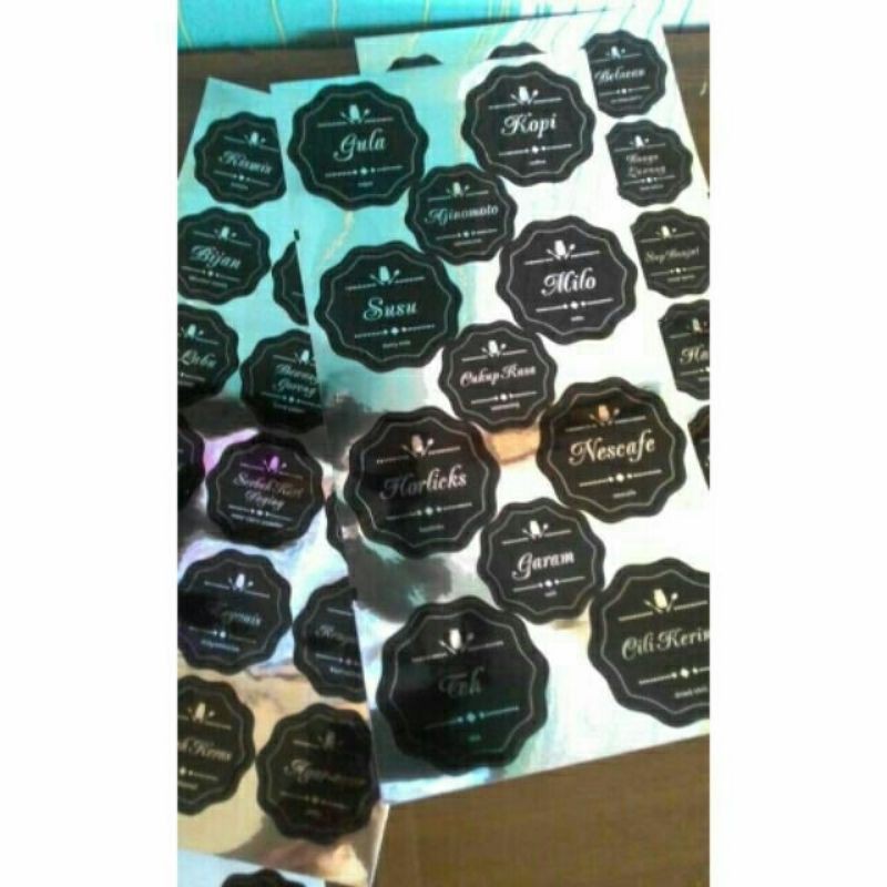 STICKER DAPUR / KITCHEN LABEL | Shopee Malaysia