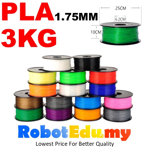 [NEW] High Quality Long Large Spool Size 3 Kilo 3KG 3000g / 1KG 1.75mm ...