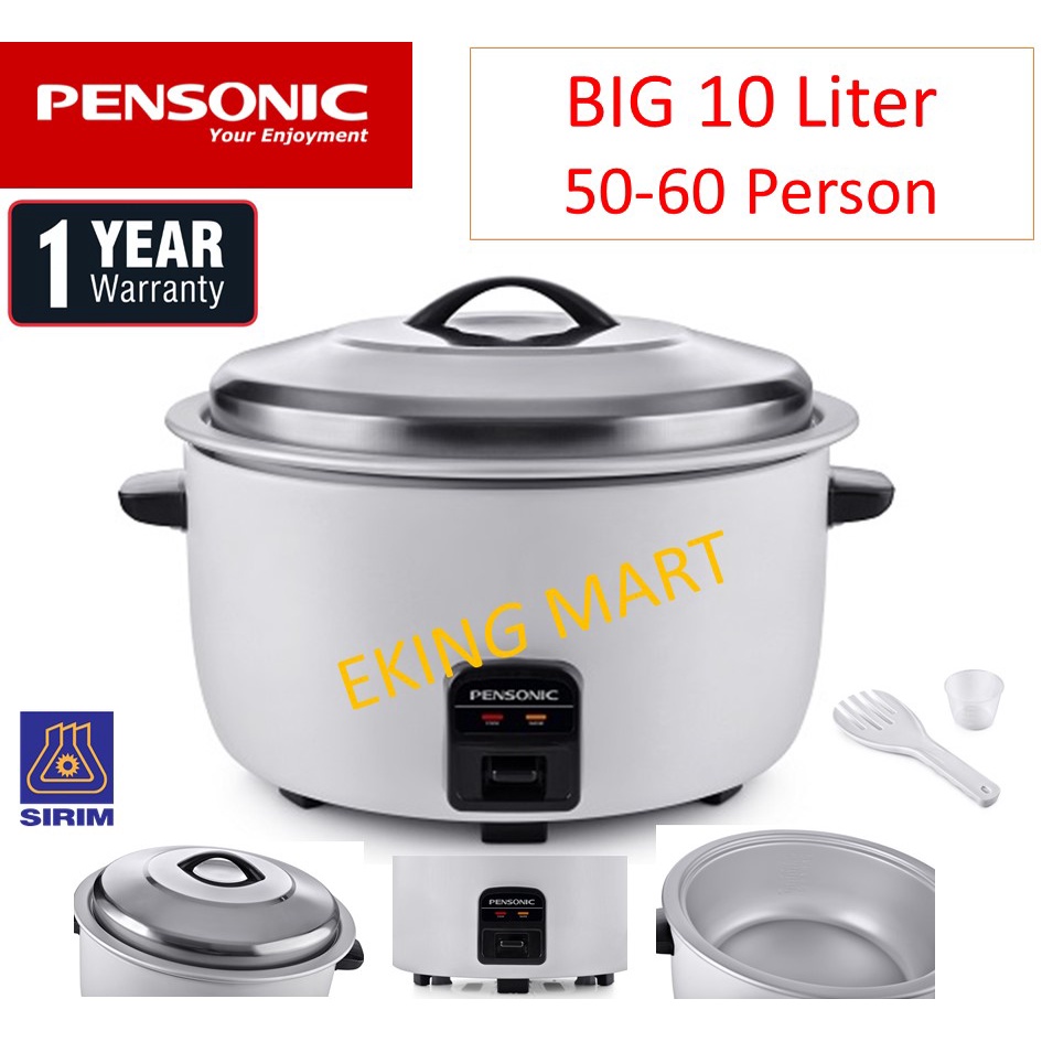 ELBA / Pensonic Rice Cooker Commercial BIG 10 Liter Electric PRC-1000 Periuk Nasi Besar Keep ...