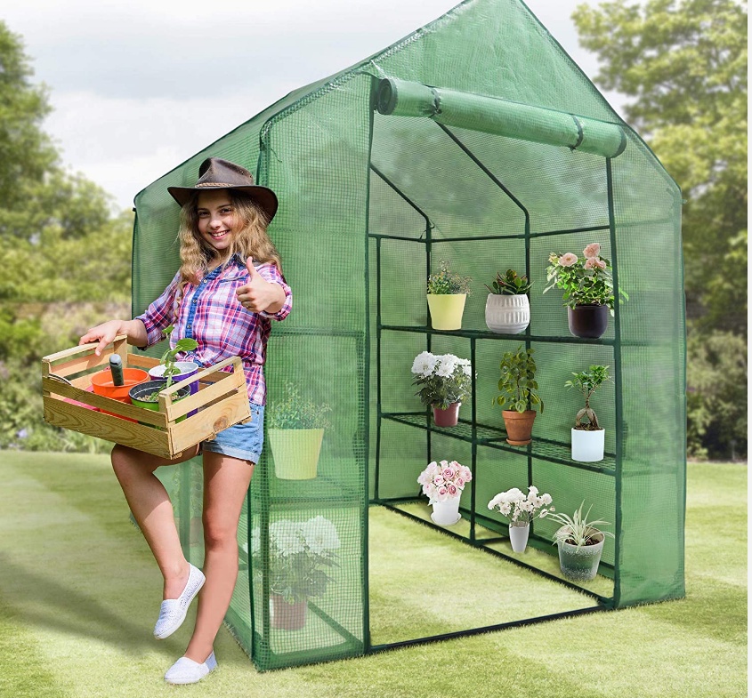 IPRO Greenhouse Mini Balcony succulent flower room sprout nursery pot ...