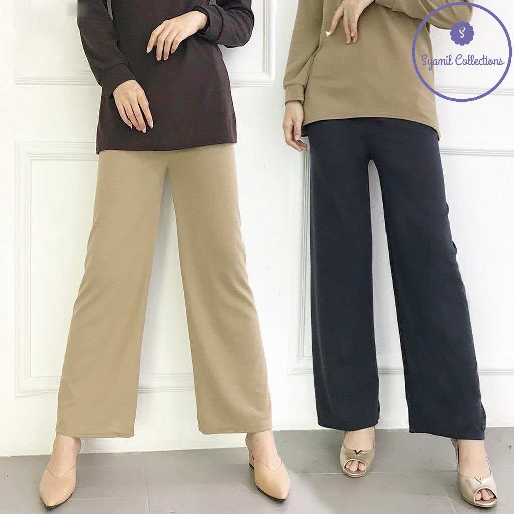 🔥 READY STOCK🔥 PALAZO PALAZZO HARGA KILANG Muslimah Women Seluar Labuh ...