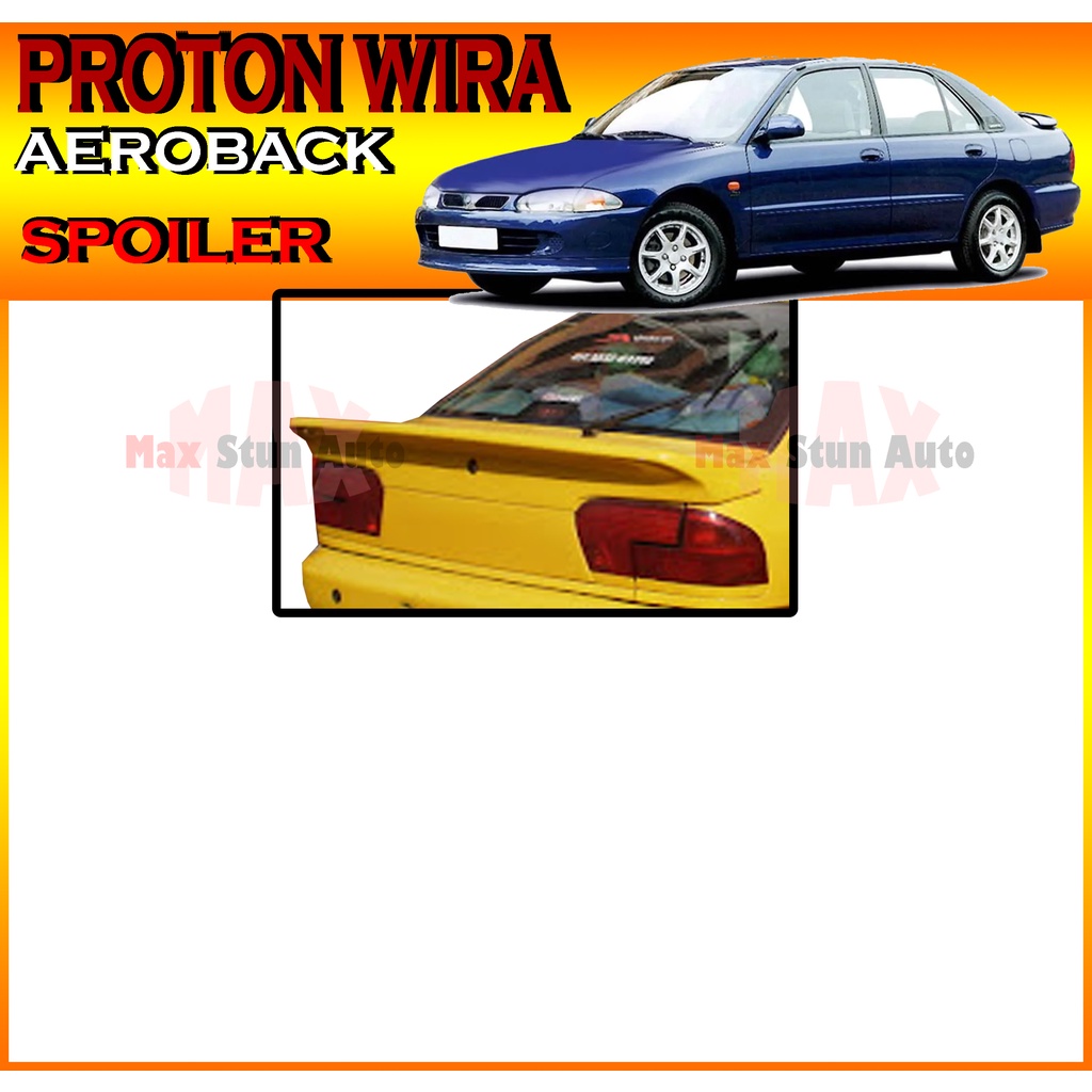 PROTON WIRA AEROBACK REAR TRUNK SPOILER DUCKTAIL WIRA AEROBACK SPOILER ...