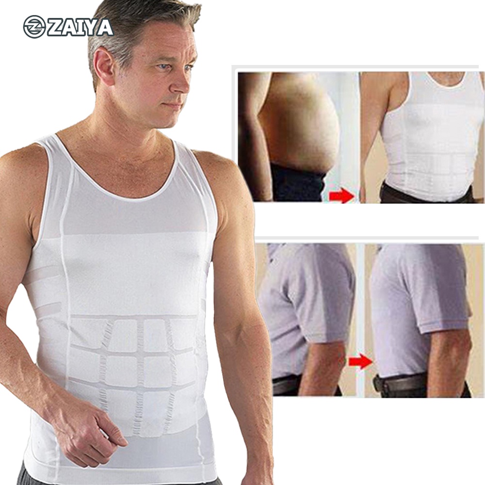 RYAN Man Singlet Men Slimming Singlet Shaper Body Slim Shirt Shapewear ...