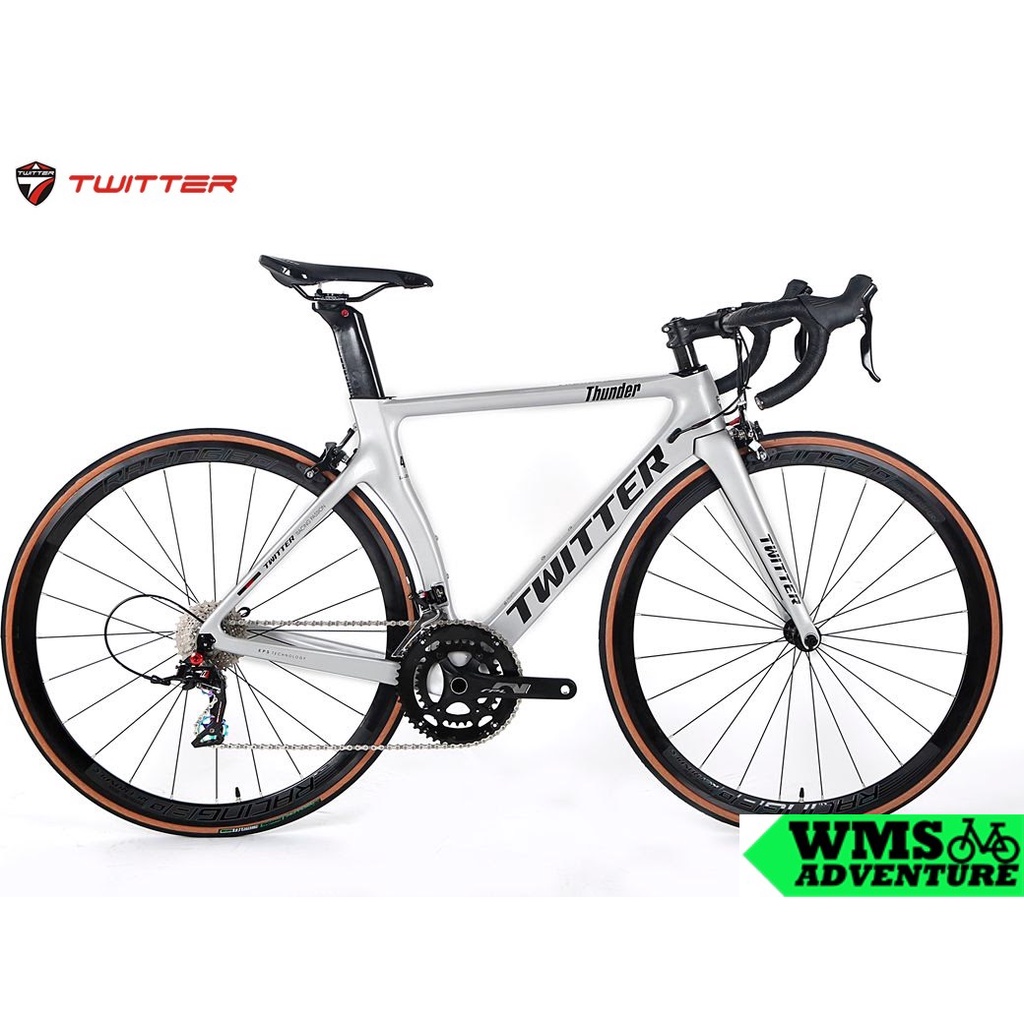 Twitter Thunder Carbon Fiber Road Bike Retrospec Thunder RS22 | Shopee ...
