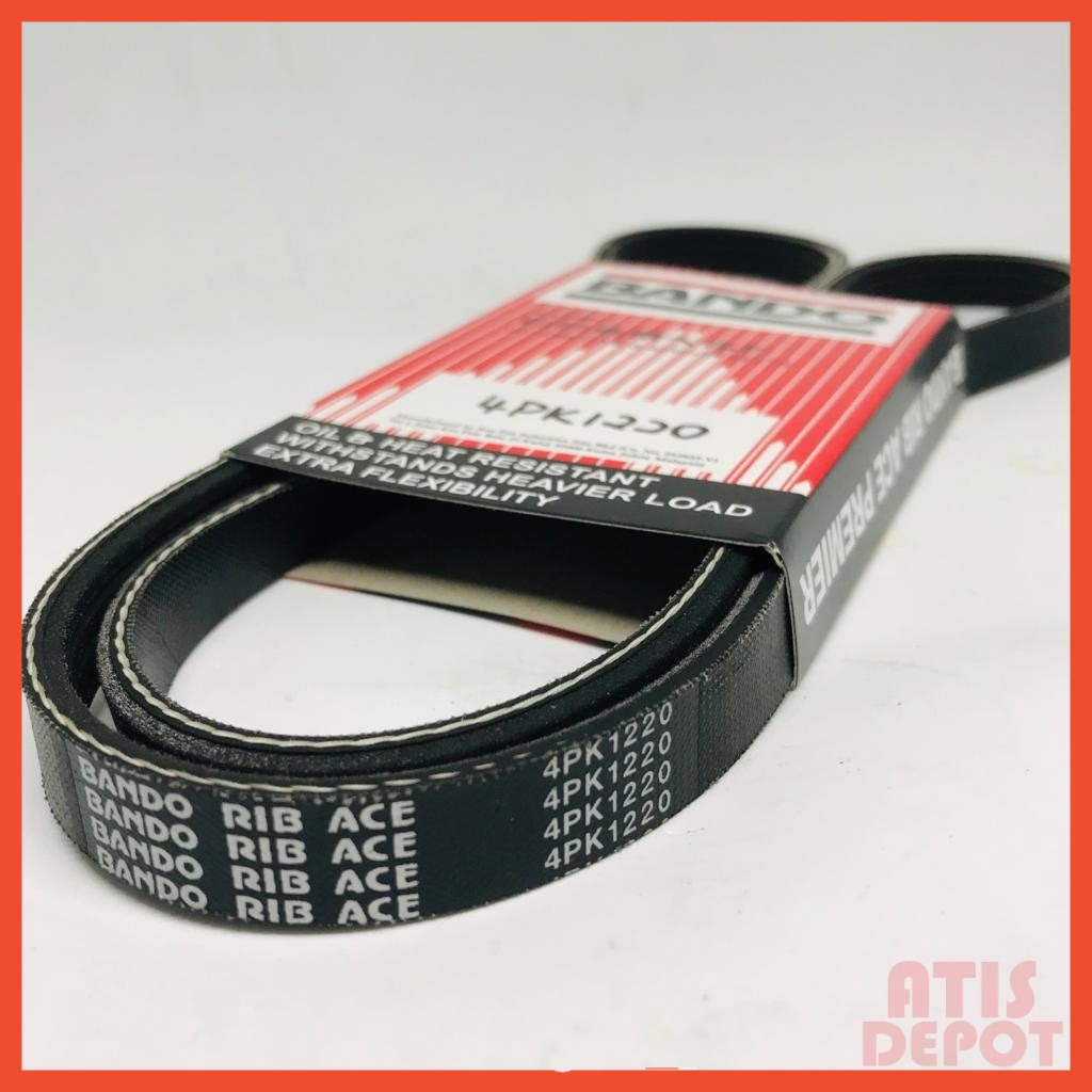 BANDO TOYOTA Vios NCP93 100% Original Alternator Fan Belt 4PK1220 V ...