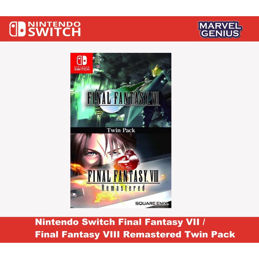 NSW NS Nintendo Switch GAME Final Fantasy 7 VII & Final Fantasy 8 VIII ...