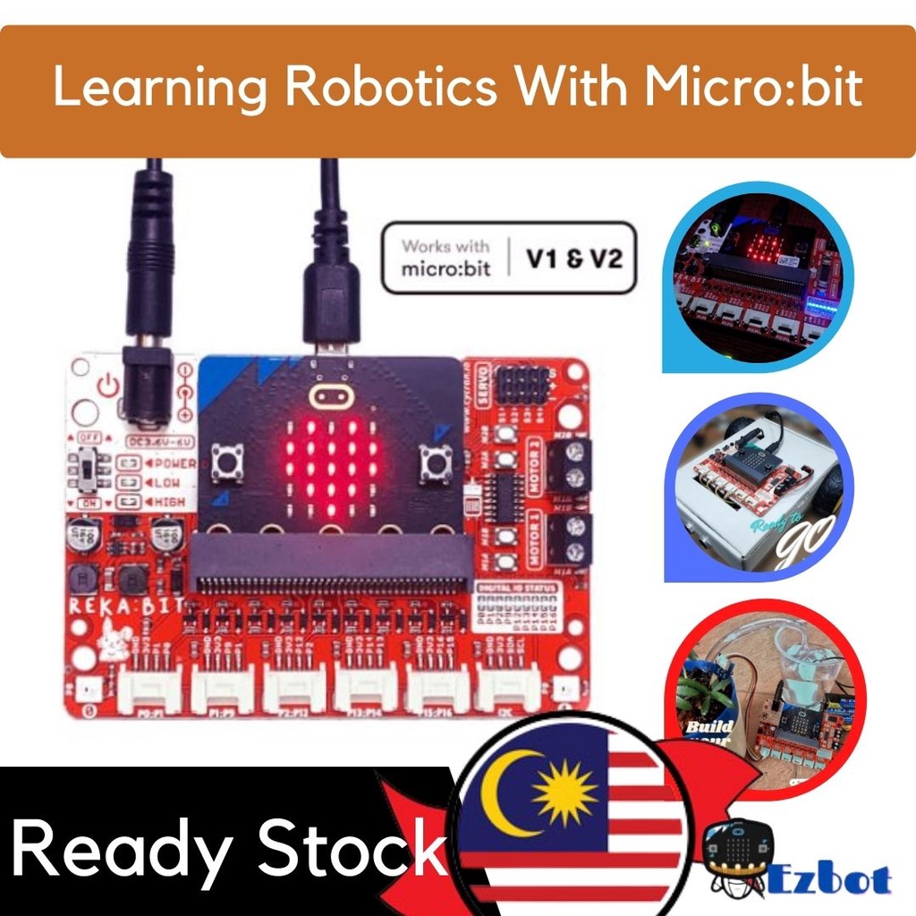 Ready Stock RekaBit Learning Robotic With Microbit RBT Project | Shopee ...
