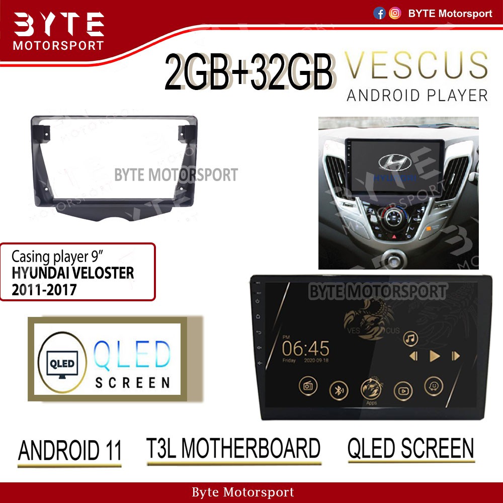 🦂VESCUS 🦂[2+32] DSP 📳4G Sim📳 Octa-Core Processor QLED Screen Hyundai ...