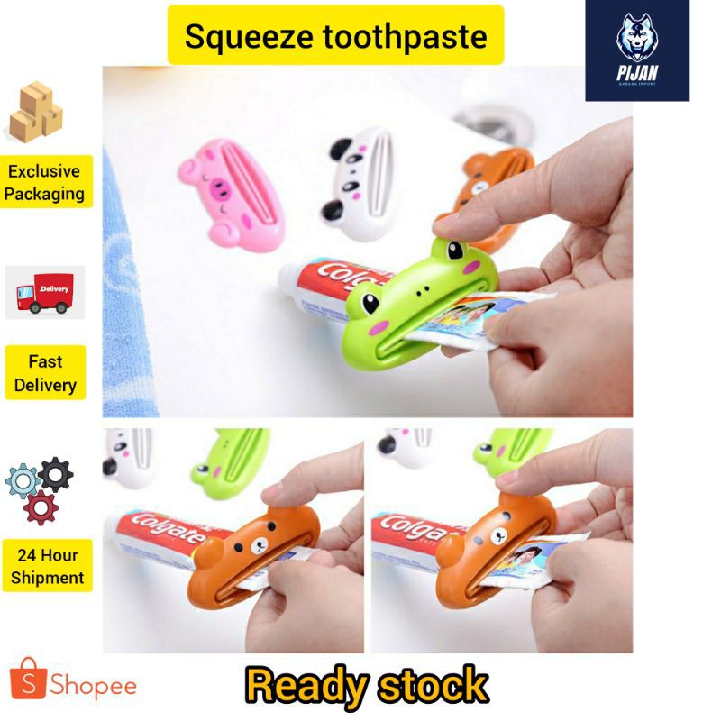 🔥READY STOCK🔥Squeeze Toothpaste Tube Dispenser Extrude Bathroom Face ...
