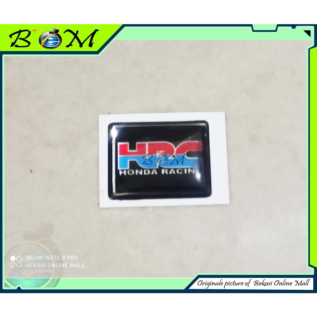Honda hrc matic Duck sport logo resin speedometer emblem Badge Decal ...