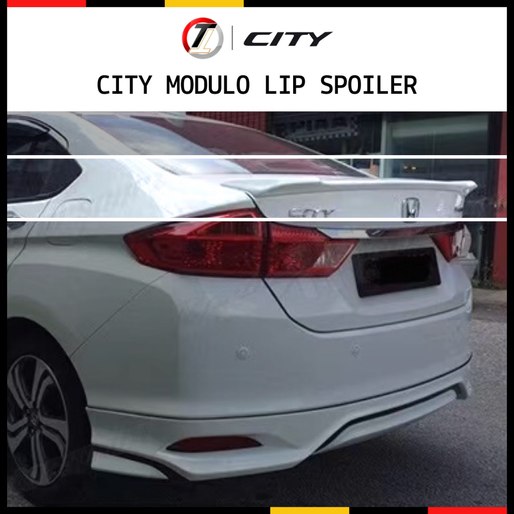 Honda CITY 2014-2019 Modulo Lip Spoiler | CITY Bodykit City Spoiler ...