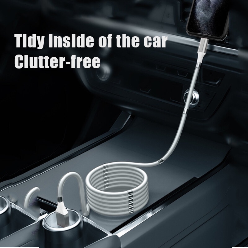 Magic magnetic Absorption Cable Data Charger Cable 1m Magnetic charging ...