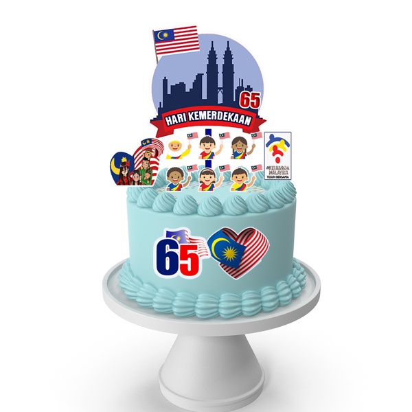 HARI MERDEKA MALAYSIA CAKE TOPPER | Shopee Malaysia