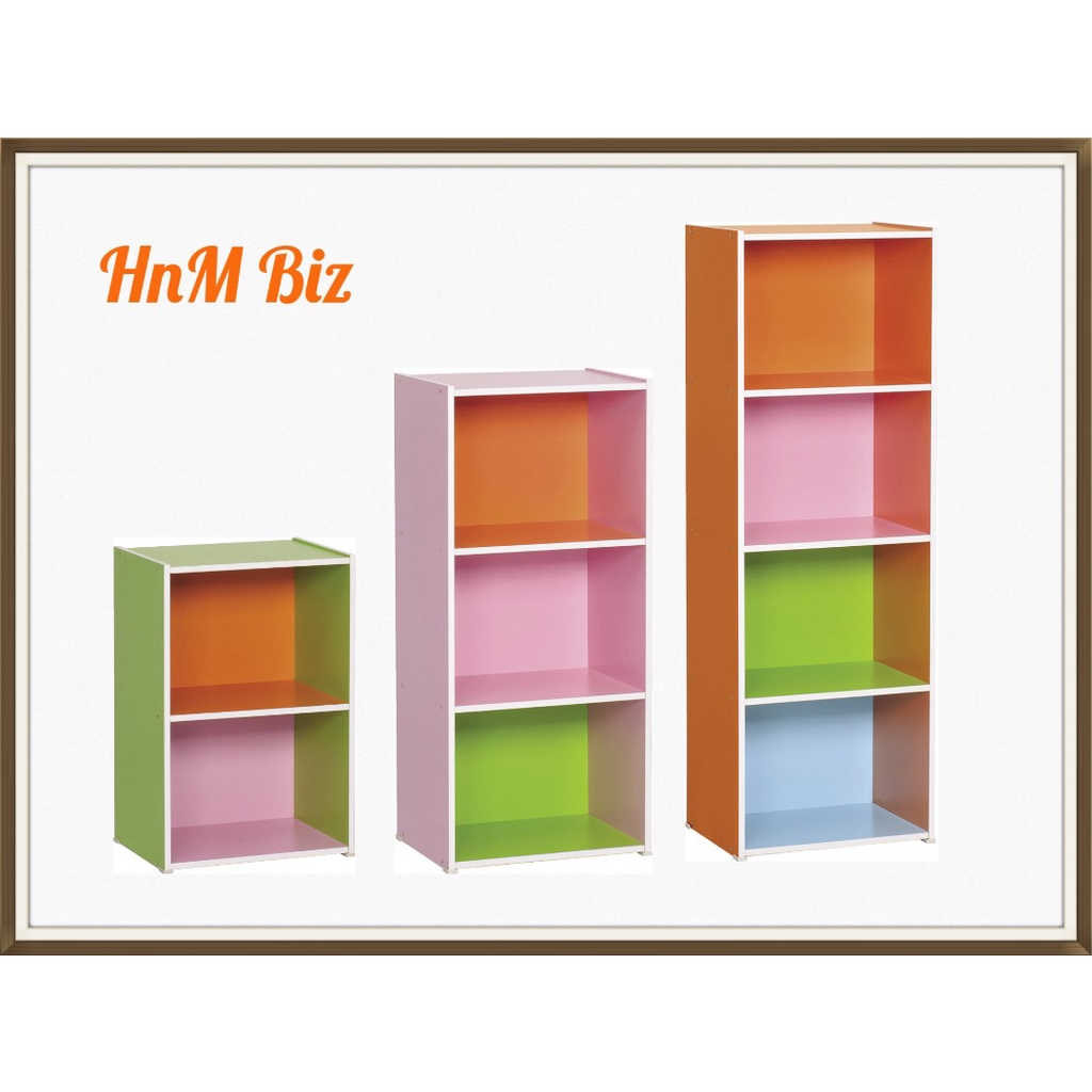 🔥READY STOCK🔥*HnM*AYLEND 2 Layer Colour Box Cabinet / Multi-tier ...
