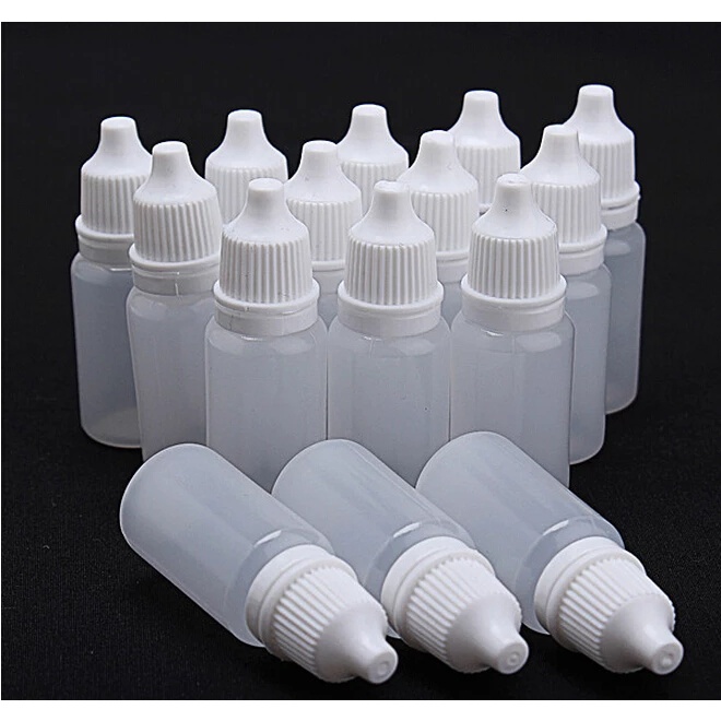 7 Size Empty Plastic Eye Drop Bottle/Squeezable Dropper Bottles ...