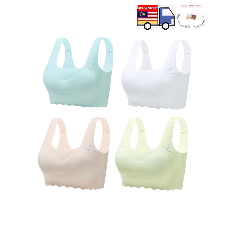 Girl Training Bra Teenage Seamless Bra Young Student No Steel Ring Bra ...