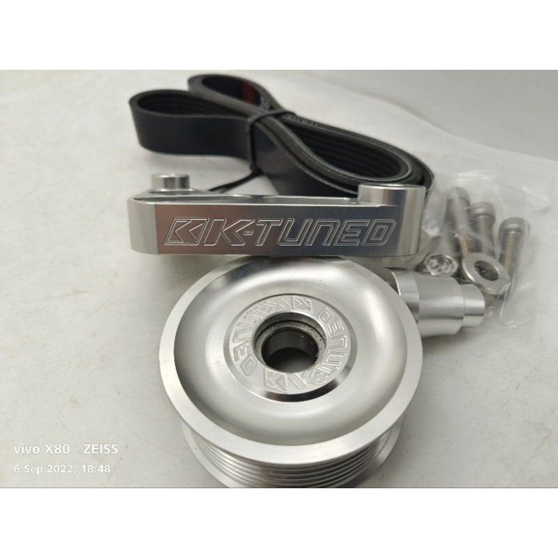 K-tuned K Series Swap Adjustable K20 K24 EP3 Idler Pulley Belt Kit For ...