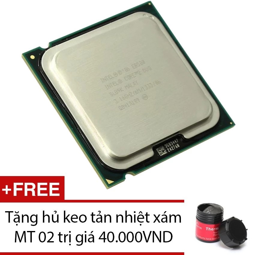 Intel E8400 Core 2 Duo processor + Free pot of gray thermal paste ...