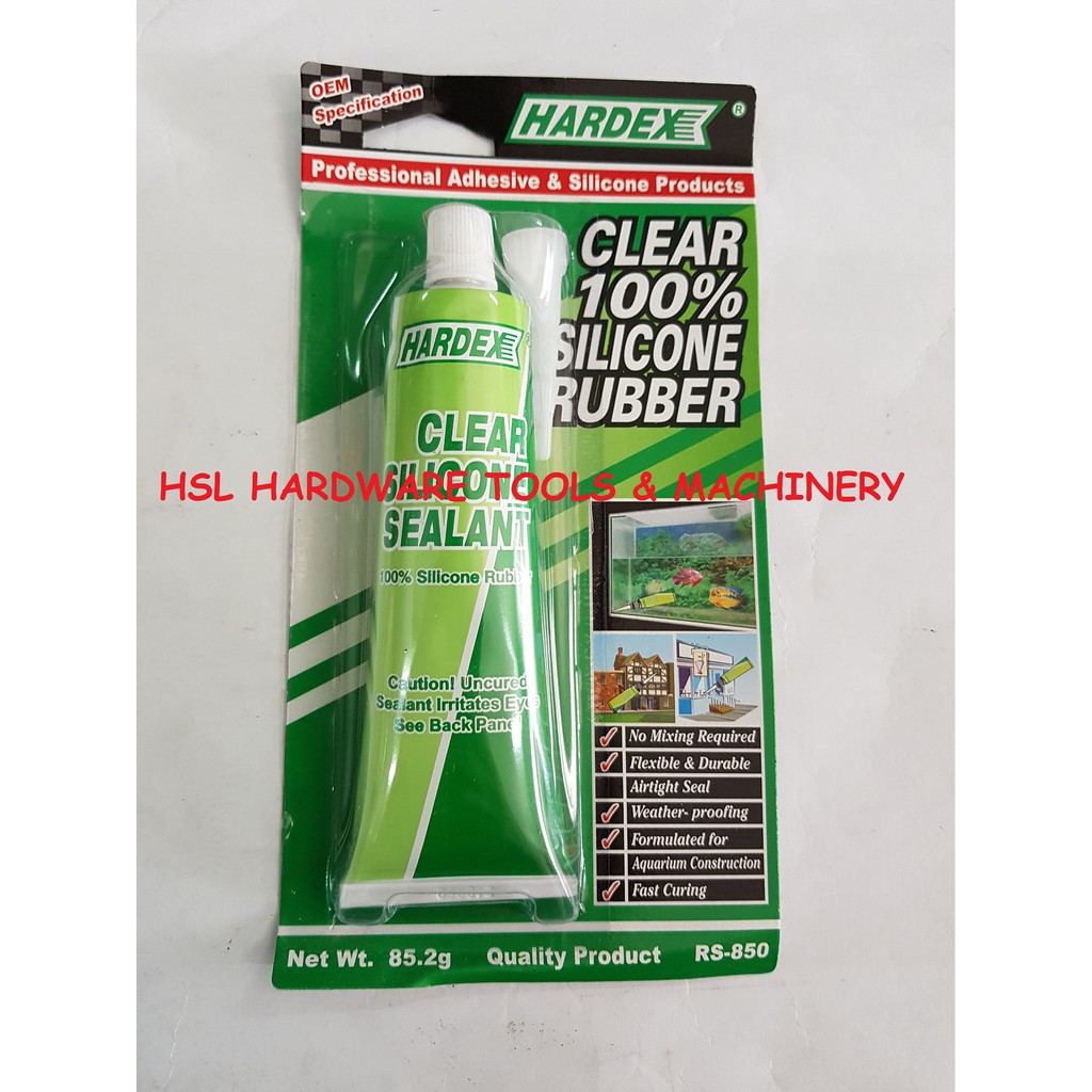 HARDEX RS-850 CLEAR 100% SILICONE RUBBER 85.2G | Shopee Malaysia