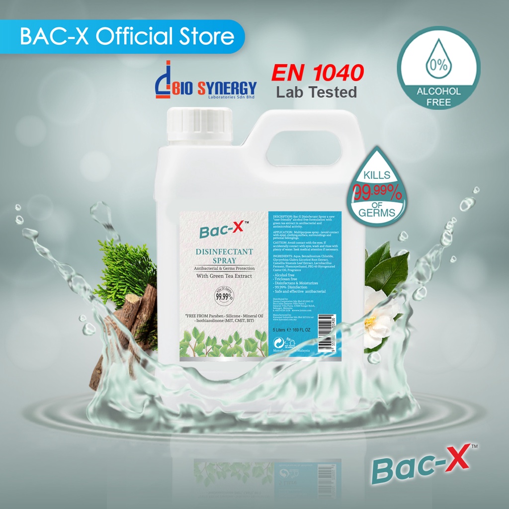 [FREE SHIPPING] Bac-X Disinfectant Spray with Green Tea Extract Anti ...