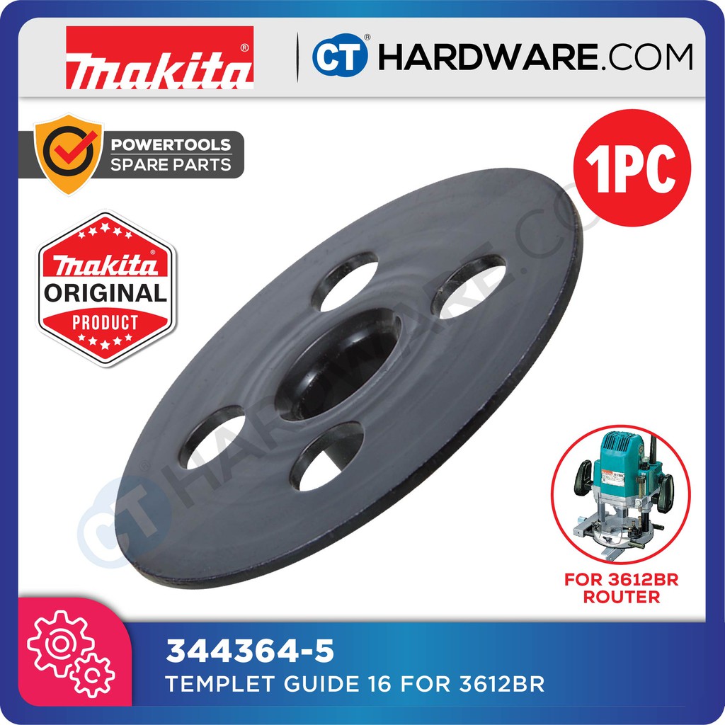 MAKITA 344364-5 TEMPLET GUIDE 16 FOR 3612BR ELECTRIC ROUTER | Shopee ...