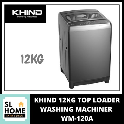 KHIND WM120A 12KG TOP LOADER WASHING MACHINE WITH 2 YEARS WARRANTY ...