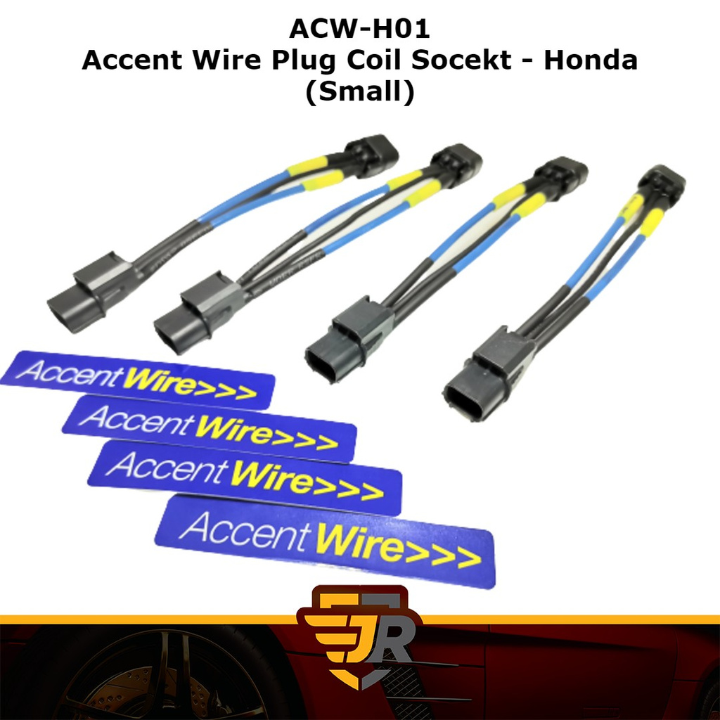 Accent Wire Plug Coil Socket Connector with Wire Set (ACW-H01) - Honda ...