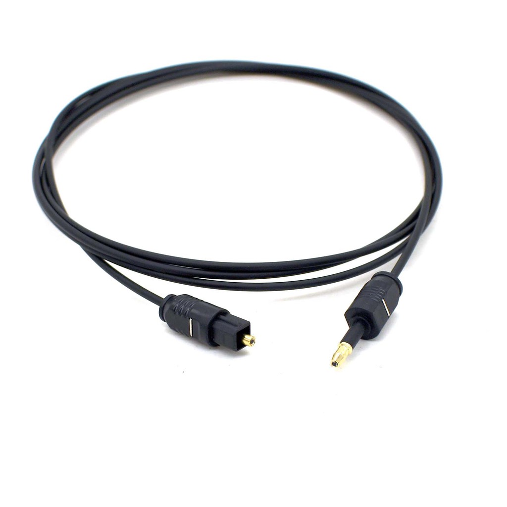Optical Audio Toslink to mini Toslink 3.5mm Optical Audio port cable ...